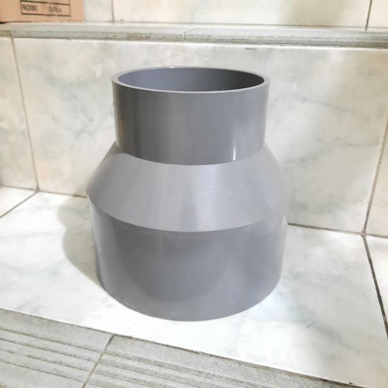 Jual Turunan Pipa PVC 6" x 4" D merk Rucika / Sambungan Pipa Increaser 6 x 4 inch / Turunan 6 ...