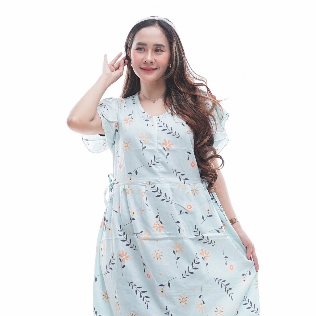 Jual Mboke Grosir - [Paket Hemat 3 pcs] Daster Kinan Bunga Aster | Shopee Indonesia