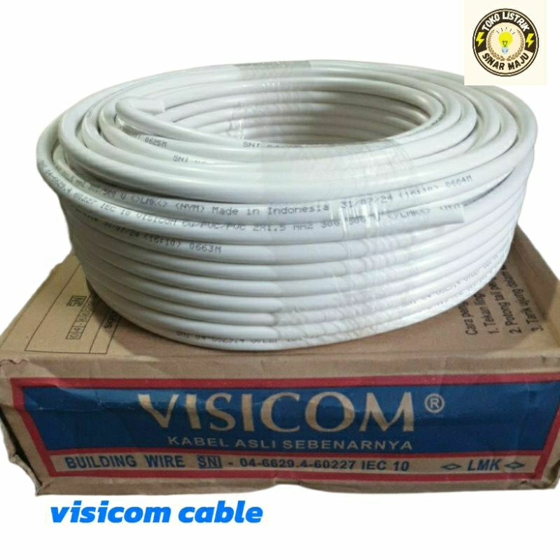 Jual Kabel Nym Visicom 2x1.5 mm 50 meter | Shopee Indonesia