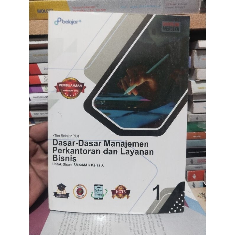 Jual buku dasar dasar manajemen perkantoran dan layanan bisnis kelas 10 X 1 smk mak p pelajar ...