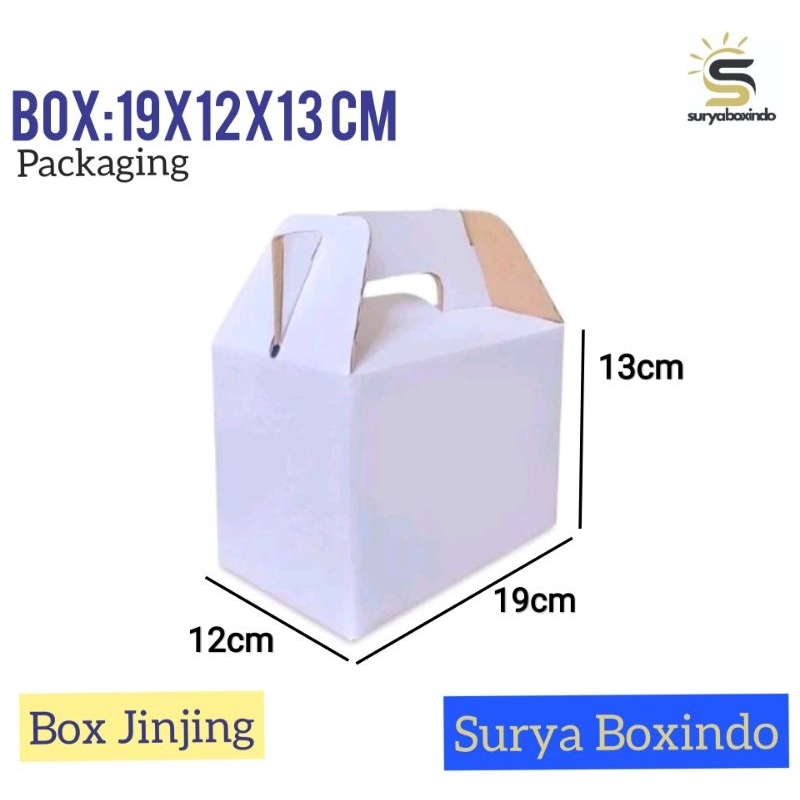 Jual Box jinjing 19x12x13cm {slim journey}Kardus /packaging/Hampers/Box ...