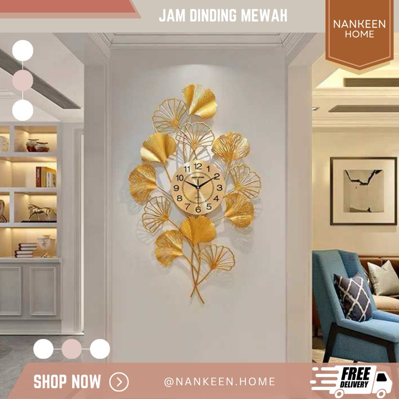 Jual nankeen - Jam Dinding Jumbo Nordic Style - FREE BUBBLE WRAP/Jam ...