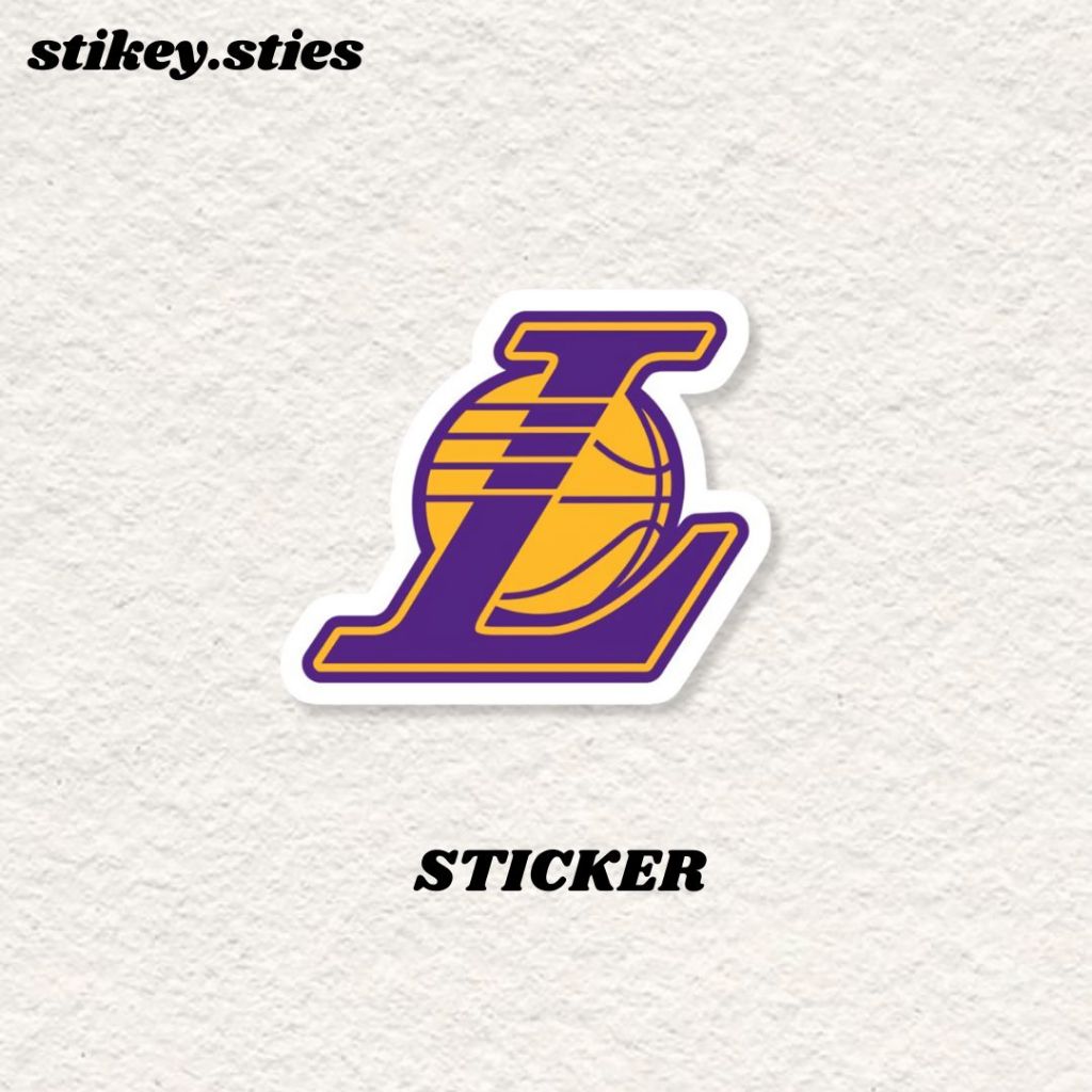 Jual STICKER LAKERS AESTHETIC ANTI AIR VINYL / STIKER BRAND HELM LAPTOP ...