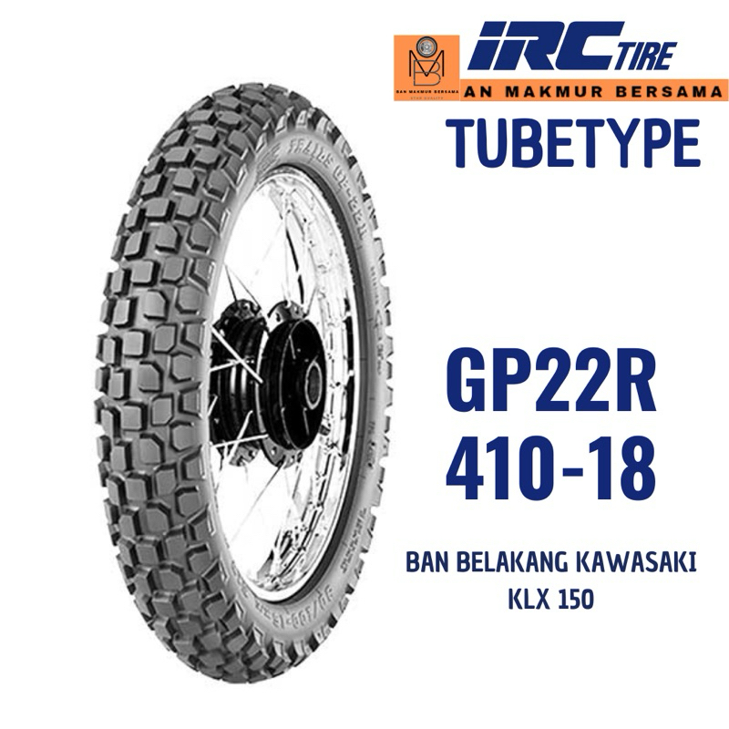 Jual Ban Belakang Motor TraiL Kawasaki KLX 150 BF GP22R 410-18 Tubetype ...