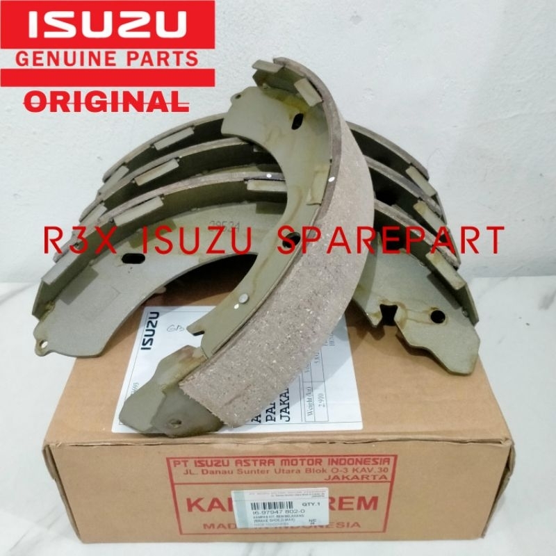 Jual Kampas rem belakang / brake shoe Isuzu DMAX 1900CC ORIGINAL | Shopee Indonesia
