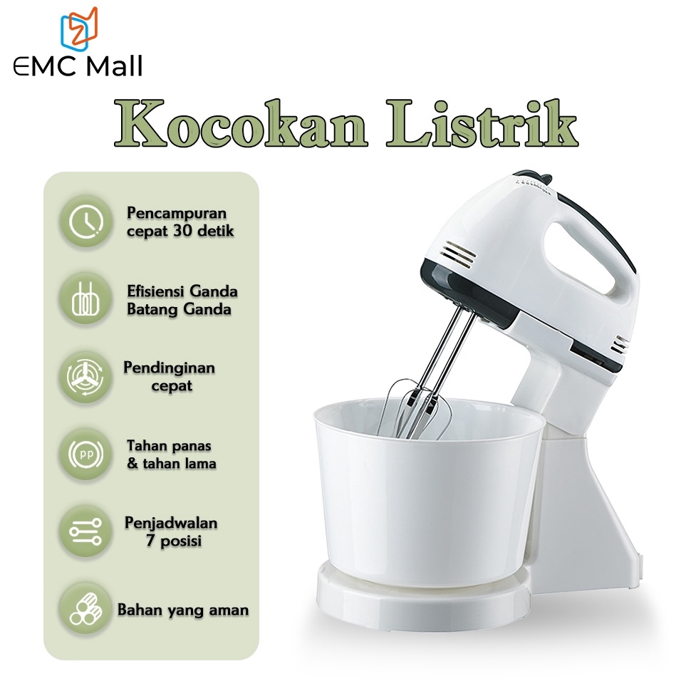 Jual KODE F1R6 EMC Mall Stand Mixer Pengocok Telur Elektrik Multifungsi ...