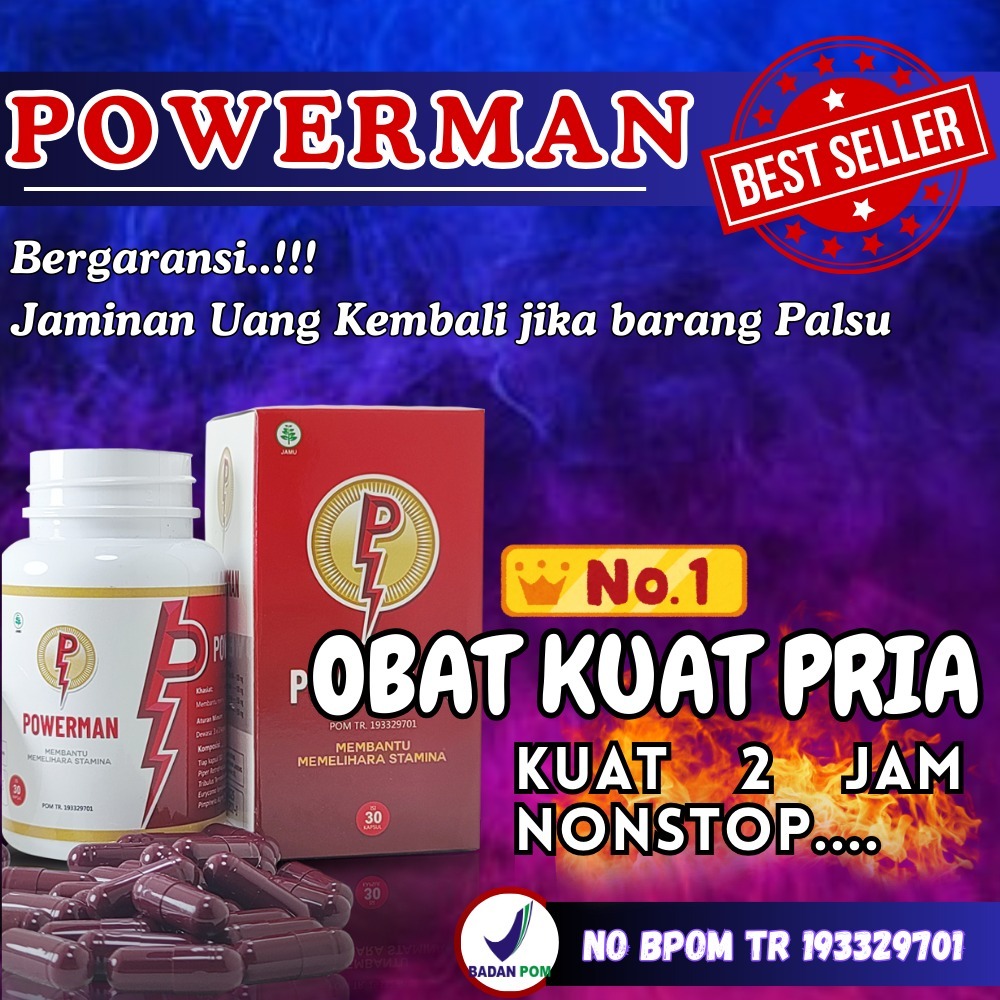 Jual POWERMAN KAPSUL PRIA TAHAN LAMA ORIGINAL BPOM ORI ASLI ALAMI ...