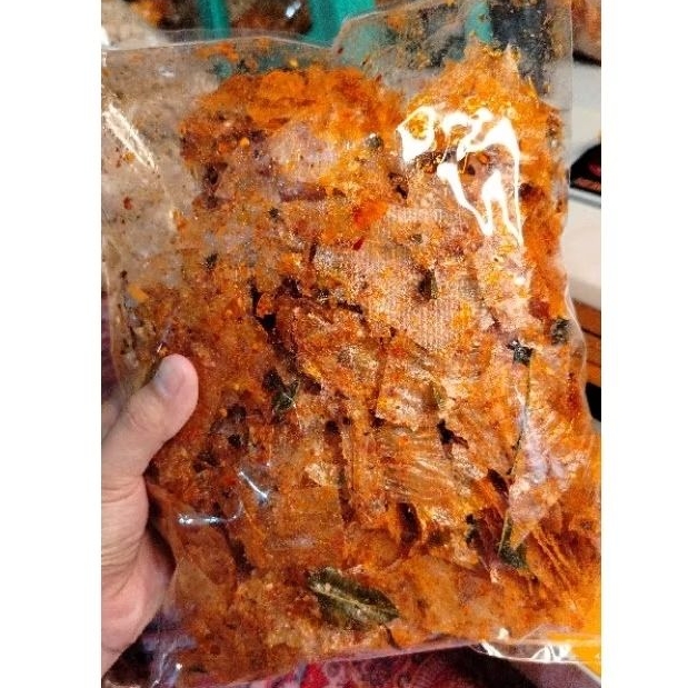 Jual Kripca Keripik Kaca Extra Pedas Daun Jeruk Kemasan 500gr | Shopee ...