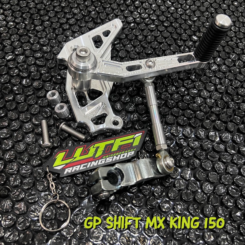 Jual Gp Shift Mx king full CNC bahan Dural T6 Tebal 1cm BONUS GANTUNGAN ...