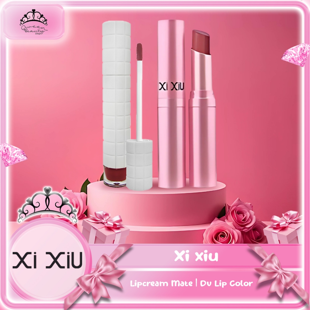 Jual Xi Xiu Lip Cream Matte Halal BPOM | XIXIU Lipcream Mate | XIXIU Dv ...