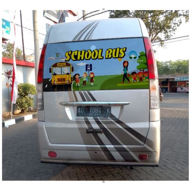 Jual [Free Desain] Stiker One Way / Oneway Vision - Stiker tembus ...