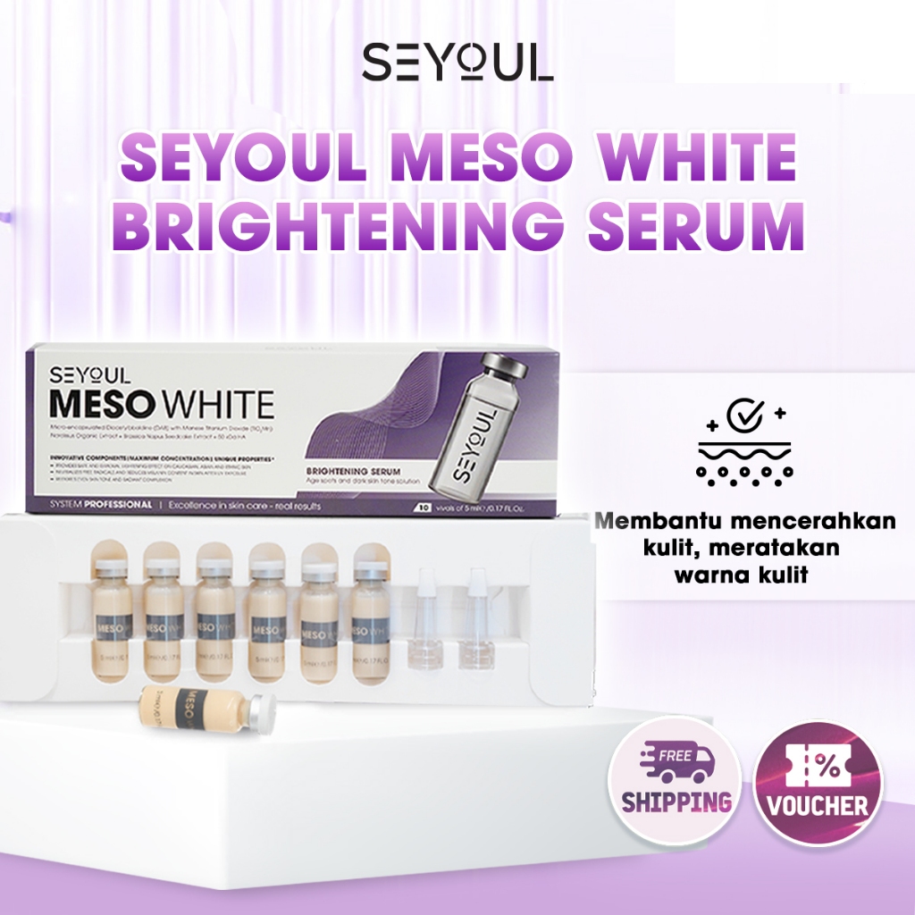 Jual Mesowhite Brightening Serum Peptide & Alpha butin | mengurangi bintik hitam dan kerutan ...