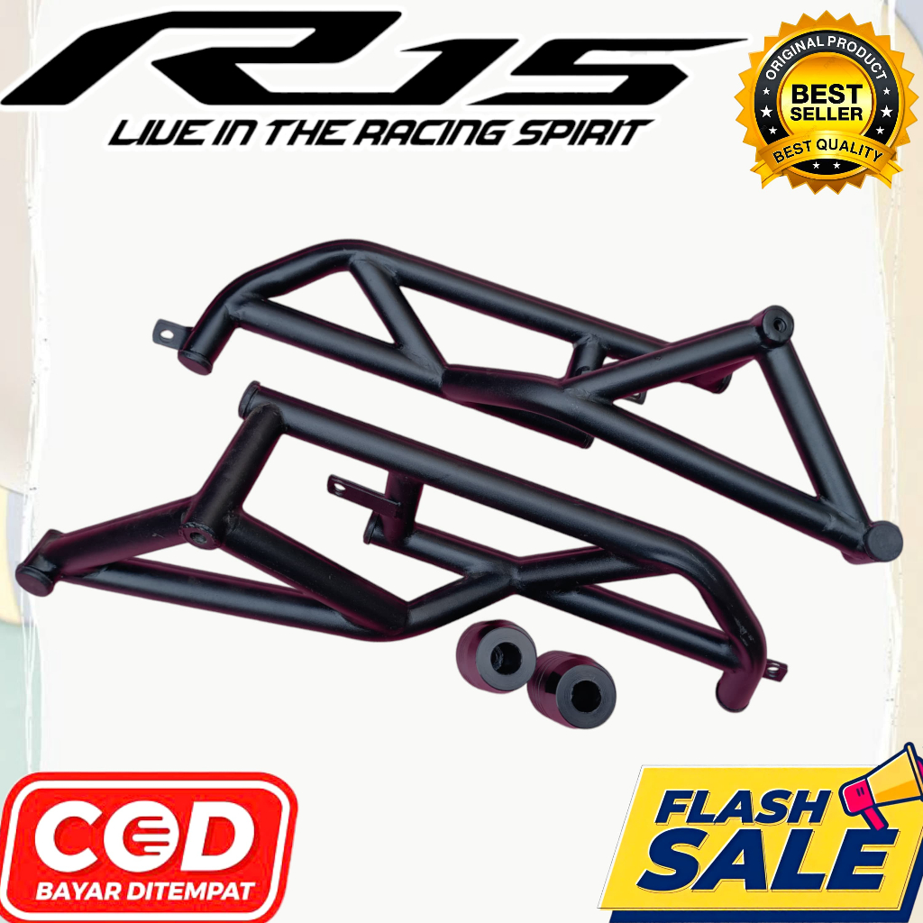 Jual Crashbar R15 V3 V4 V2 Tubular Pengaman body Mesn full set Jalu ...