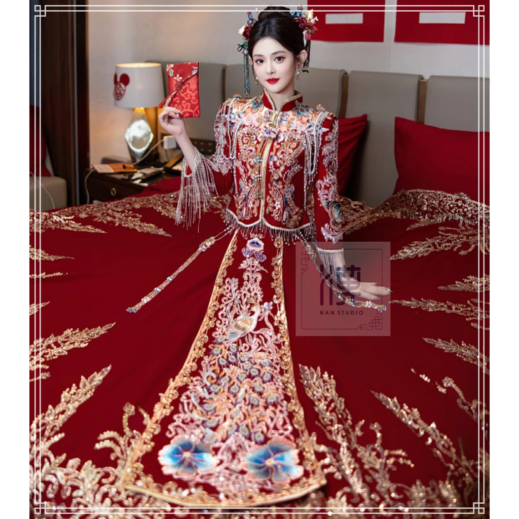 Jual CHEONG SAM WANITA HAN FU WEDDING DRESS SANGJIT GAUN CHINA MERAK ...