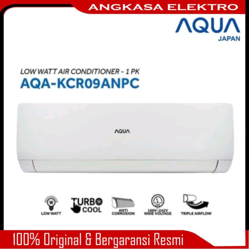Jual AC AQUA 1 PK Low Watt Low Voltage R32 AQA-KCR09ANPC Garansi Resmi 10 Tahun | Shopee Indonesia