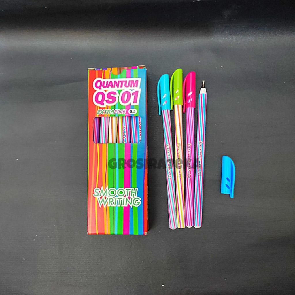 Jual BALLPOINT, BOLPEN, POLPEN, PULPEN STANDARD QUANTUM QS 01 | Shopee Indonesia
