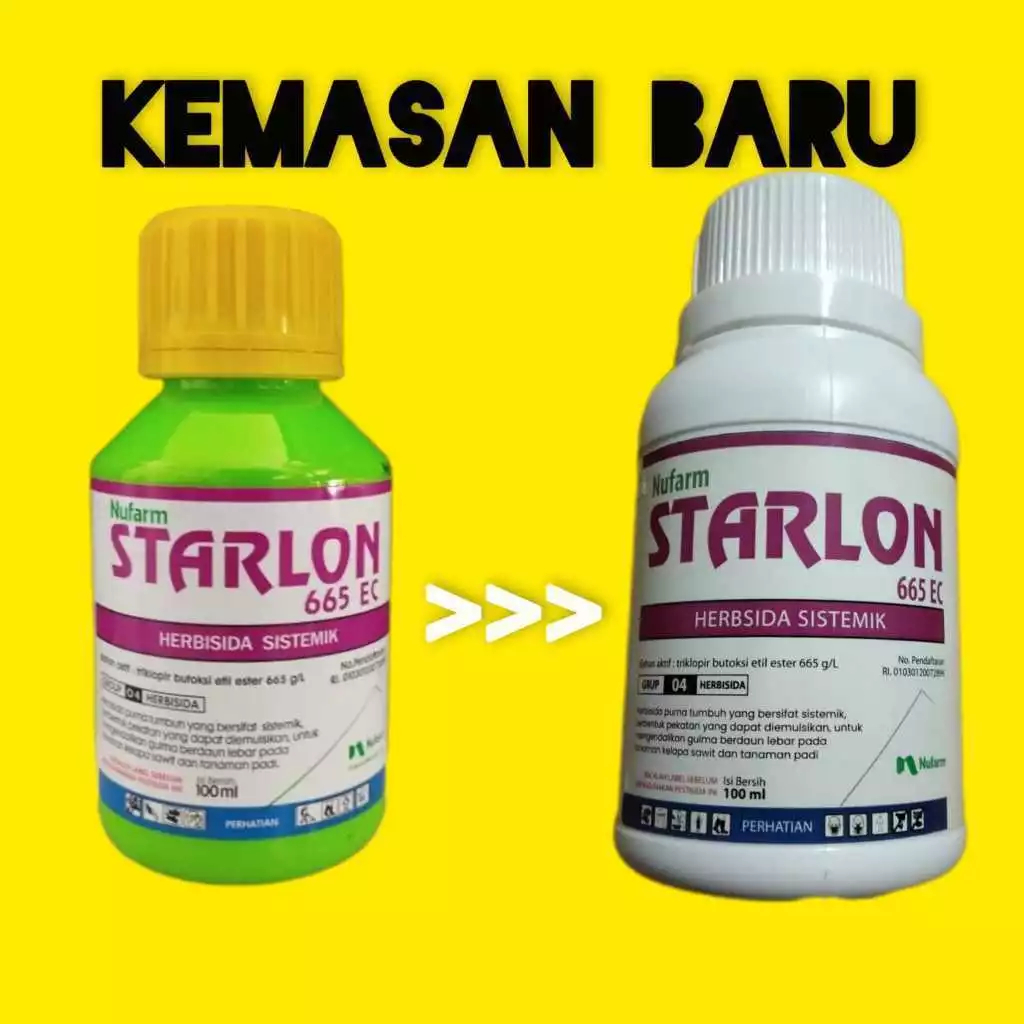 Jual Starlon 665 EC 100 ML Kemasan Baru Racun Gulma Kayu 100ML | Shopee ...