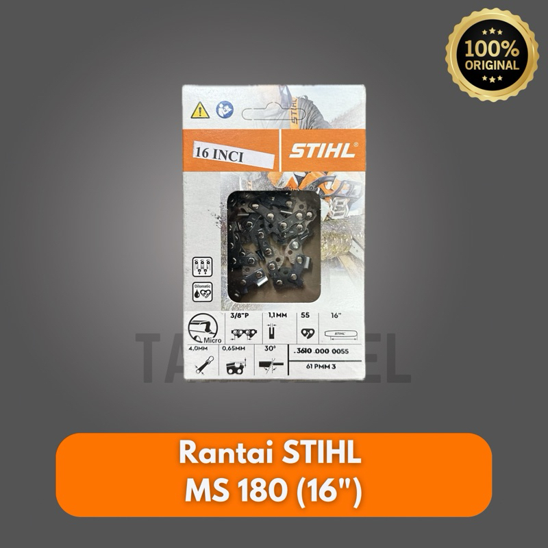 Jual Rantai STIHL MS 180 (16") | Shopee Indonesia