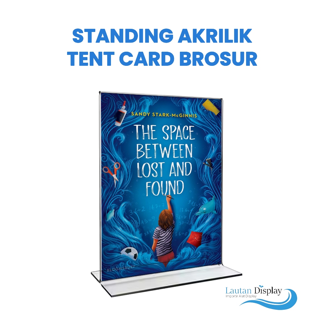 Jual Standing Akrilik Tent Card Acrylic Bening Stand Meja Kasir ...
