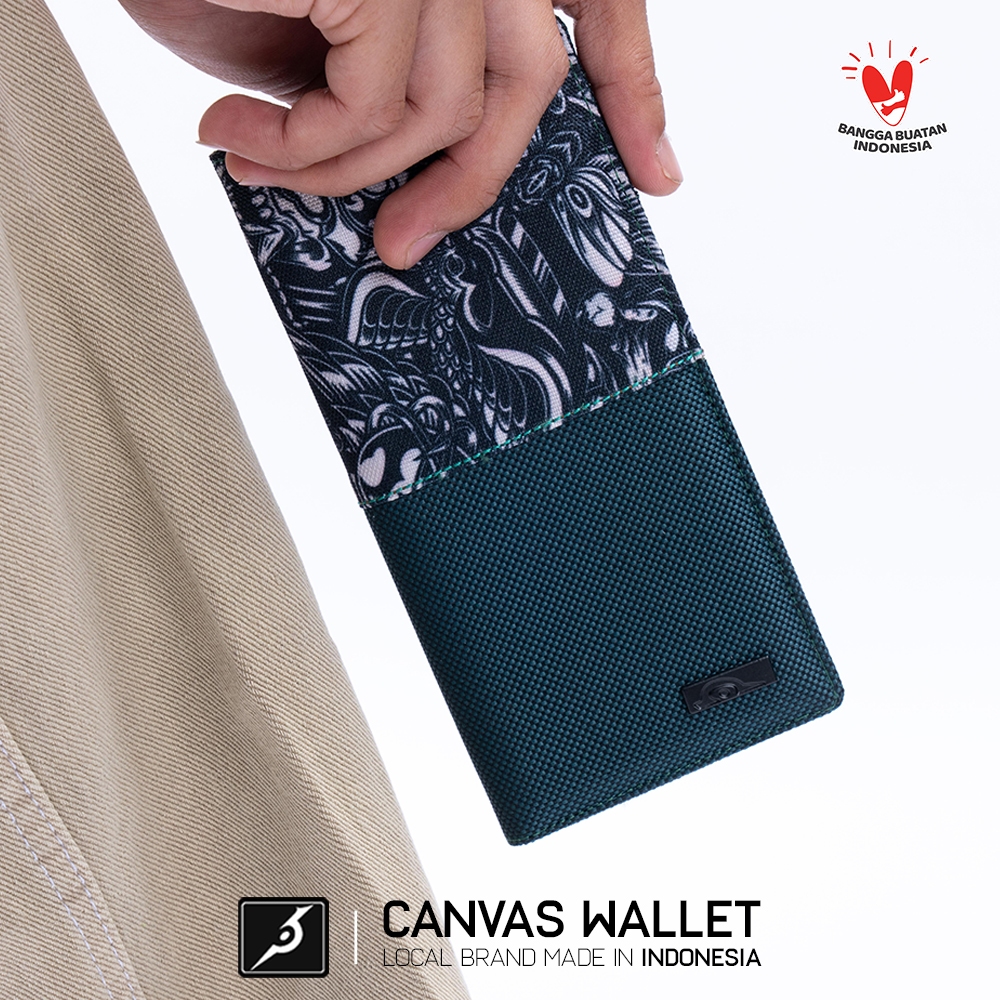 Jual JFR Baro Wallet - Dompet Pria Bahan Kanvas JP88 | Shopee Indonesia