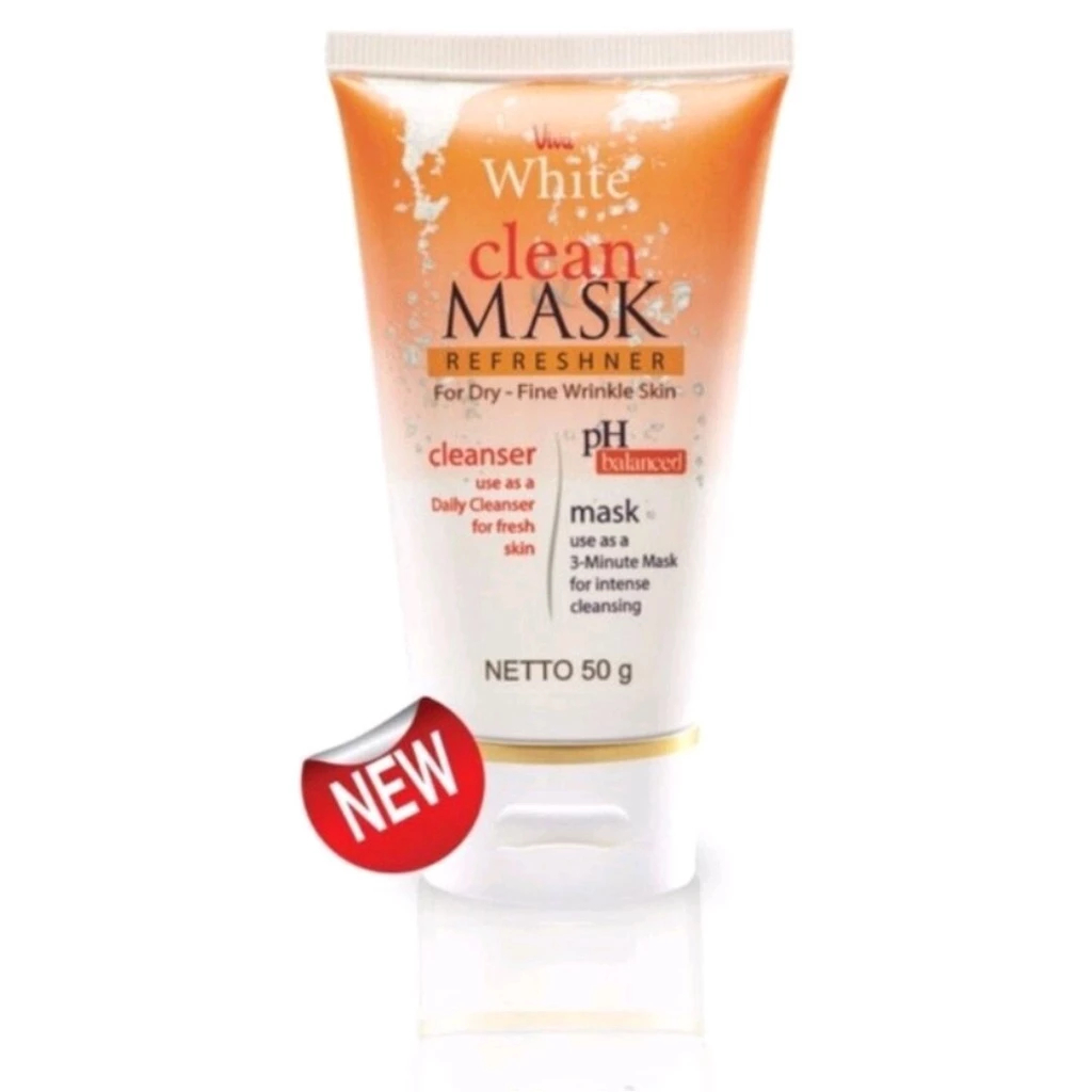 Jual Viva White CLEAN & MASK REFRESHNER FOR DRY-FINE WRINKLE SKIN ...