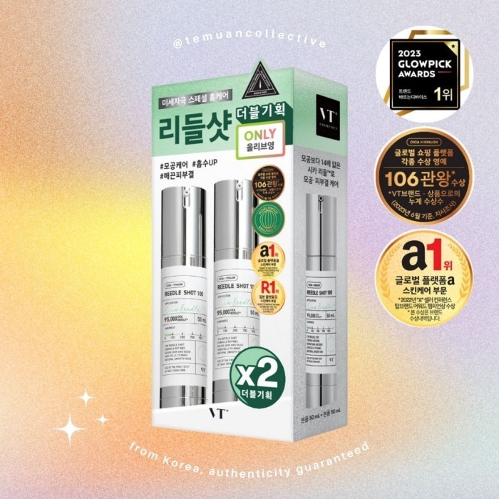 Jual VT Cosmetics Reedle Shot 50 / 100 / 300 / 700 / 1000 Essence Home ...