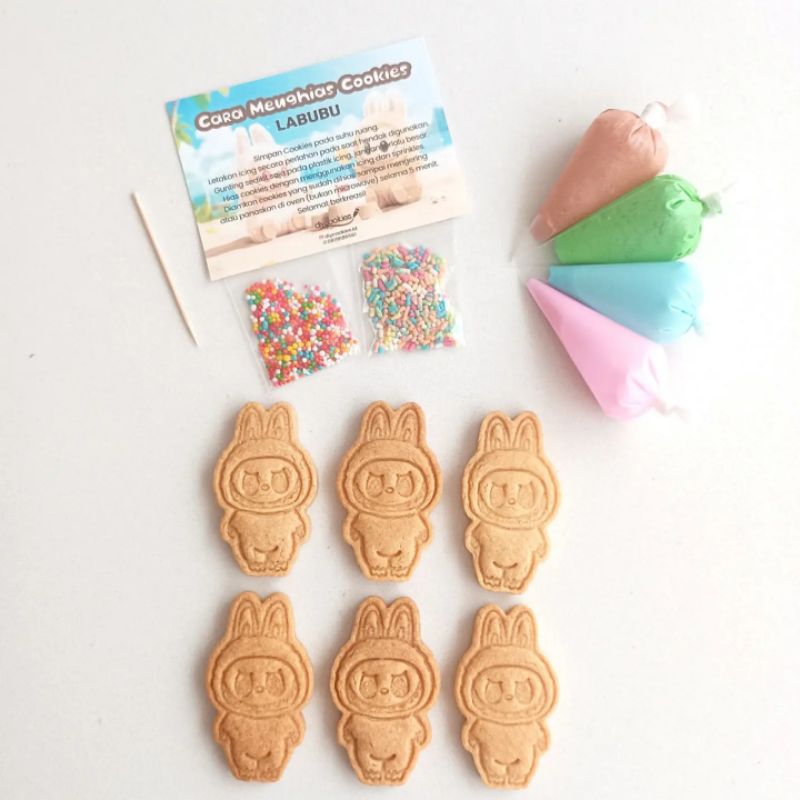 Jual Labubu DIY Cookies | Menghias cookies | Dekorasi Cookies | Cookies ...