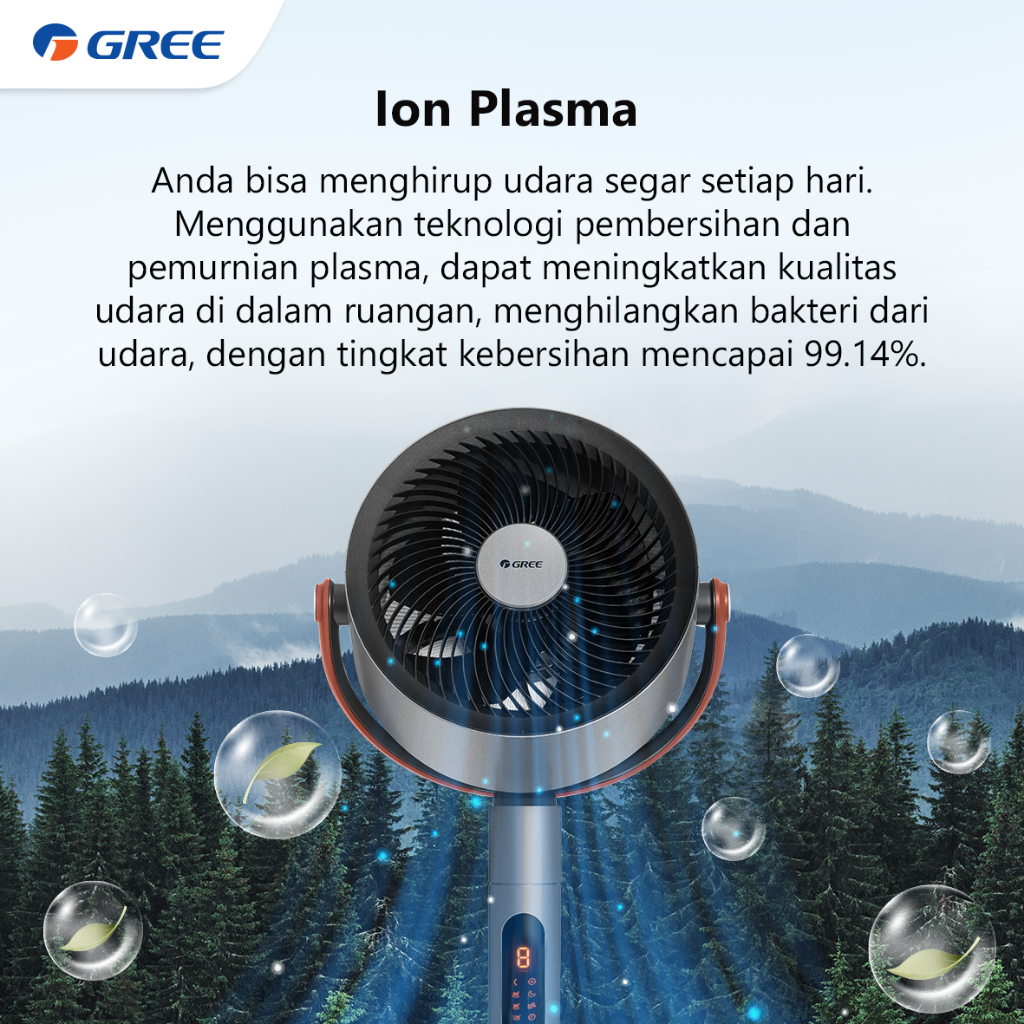 Jual GREE - Air Circulation Fan - Swing Otomatis - Dilengkapi Ion ...