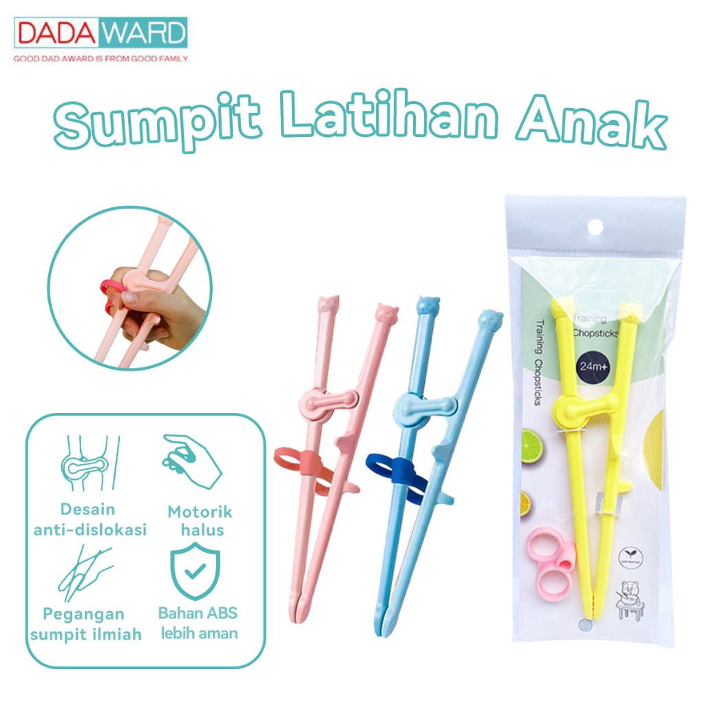 Jual DADAWARD Chopstick Baby Training Sumpit Anak Animal Lucu Sumpit ...