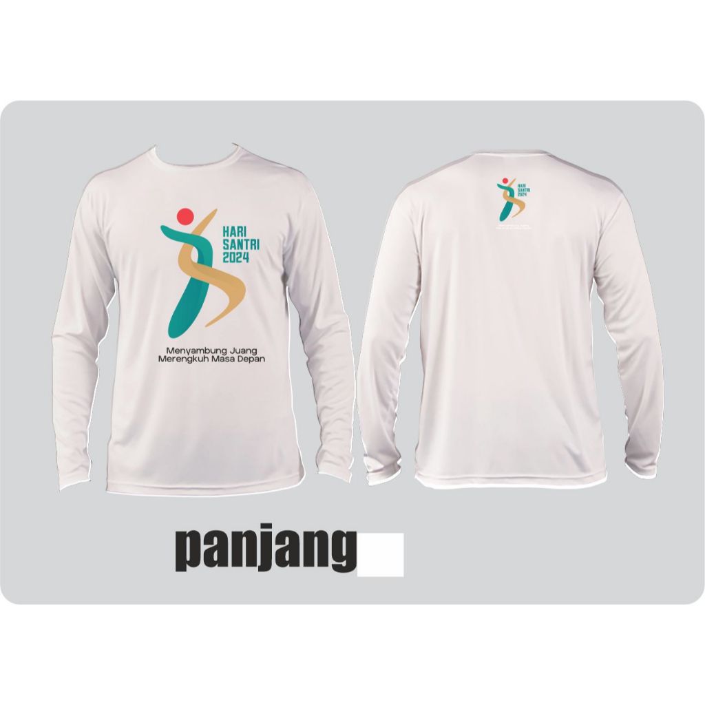 Jual Kaos distro tema hari santri indonesia lengan panjang | Shopee ...