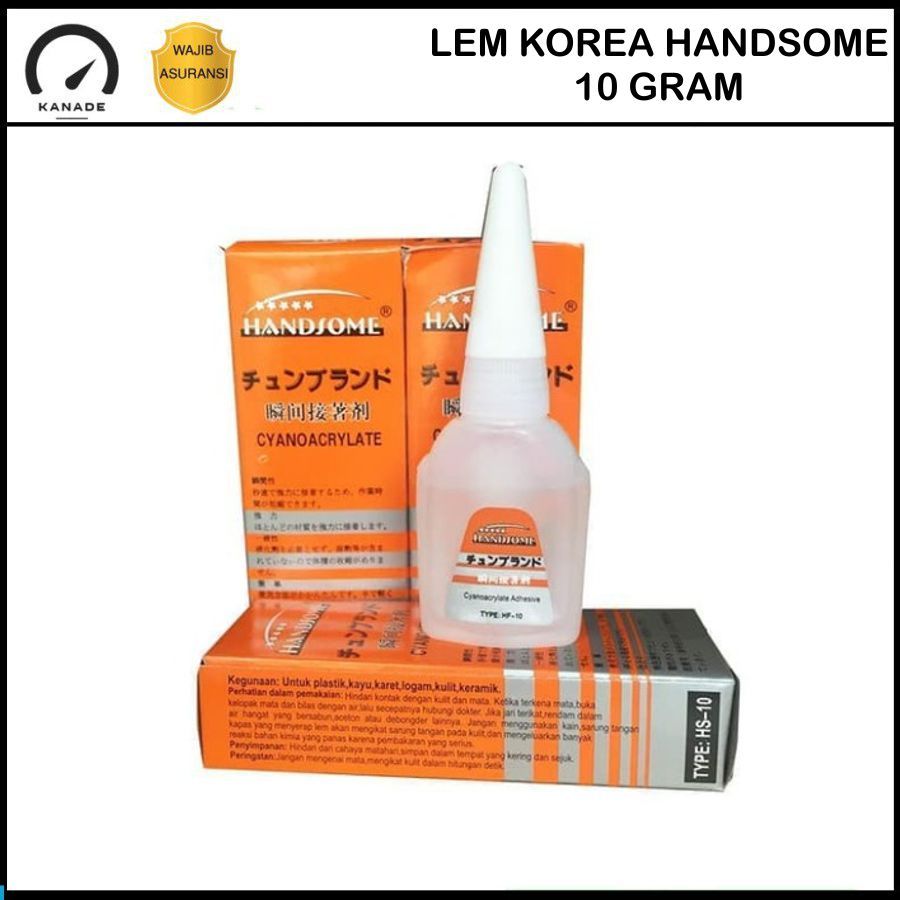 Jual Lem Handsome Lem Setan Korea Nempel Awet Super Glue Cair Perekat ...