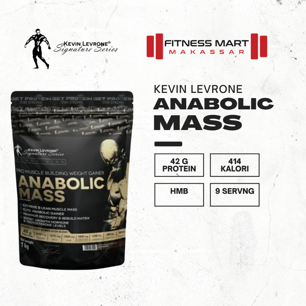 Jual Kevin Levrone Anabolic Mass 2lbs 900 Gram Gainer Suplemen Fitness ...