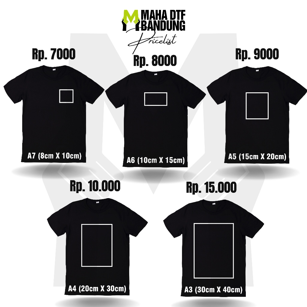 Jual Sablon DTF Satuan Sablon Sticker Custom Sablon Kaos Sablon Setrika ...