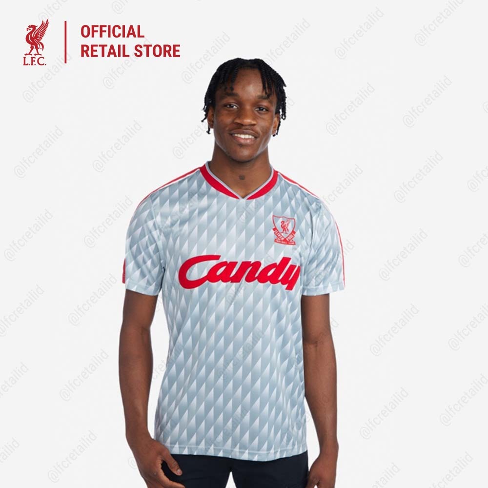 Jual Liverpool FC Lfc Adult Retro 89-91 Candy Away Shirt Men - Official ...