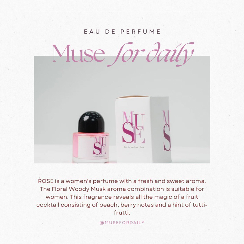 Jual MUSE PERFUME(rose’) | Shopee Indonesia