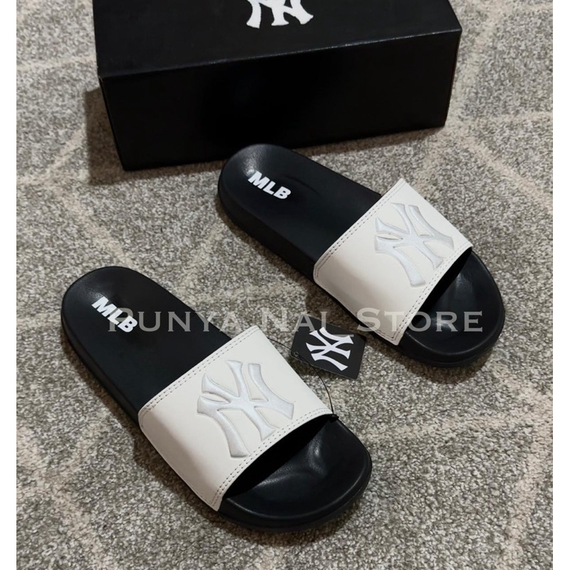 Jual SANDAL SLOP NY mlb || sandal slip-on pria&wania KUALITAS PREMIUM ...