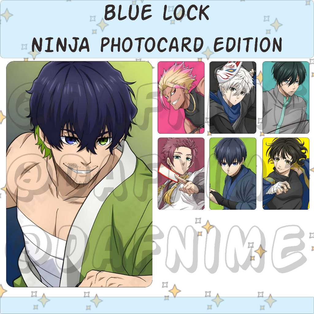 Jual BLUE LOCK NINJA EDITION PHOTOCARD ANIME | Shopee Indonesia