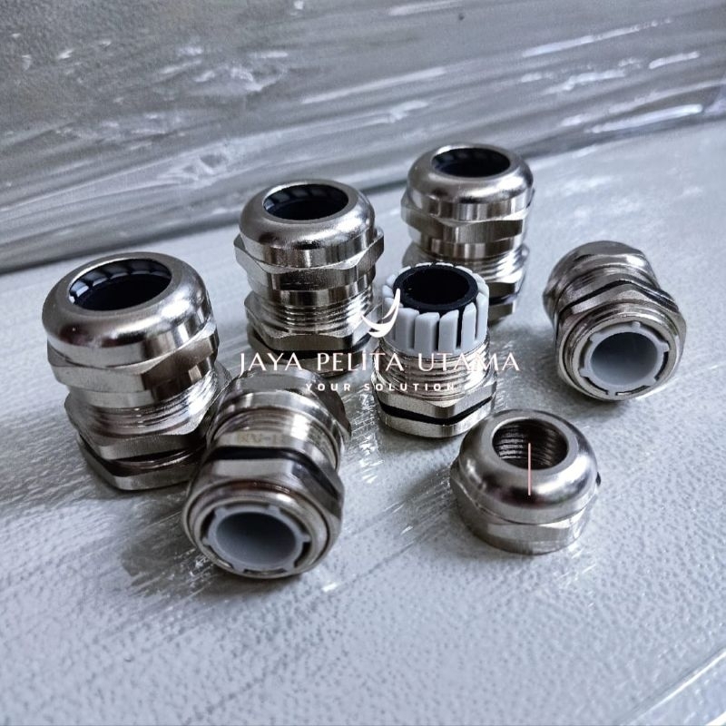 Jual Brass cable gland BPG-11 Cable 5-10mm IP65 Nickel -Plated Brass ...