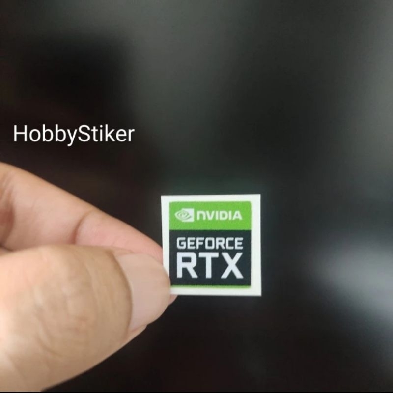 Jual Stiker nvidia rtx custom efek glossy untuk pc laptop | Shopee ...
