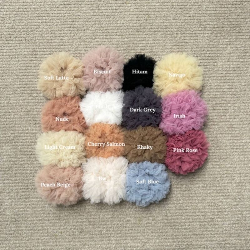 Jual Ikat Rambut Tile (scrunchie) | Shopee Indonesia