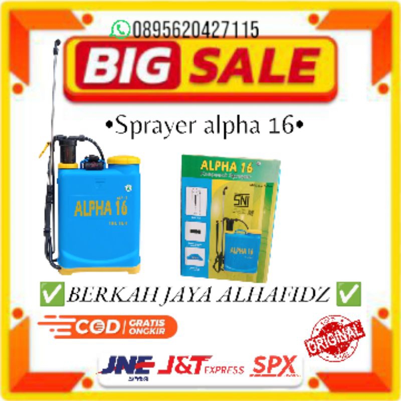 Jual Tangki Semprot Alpha Manual /alat semprot /teng semprot /sprayer ...