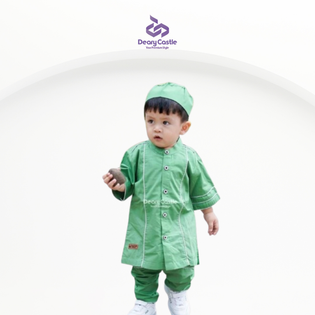 Jual Deary Castle Set Koko Anak Zavier Free Peci | Shopee Indonesia