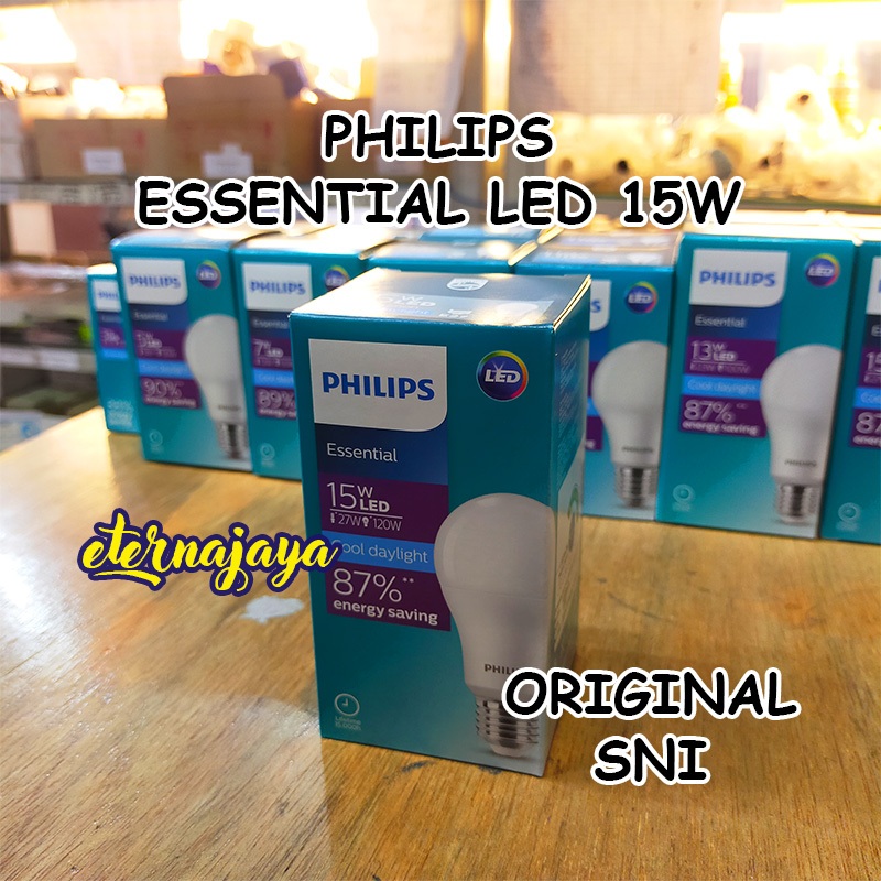 Jual PHILIPS Essential Lampu LED 15W Putih 6500K 15 Watt | Shopee Indonesia