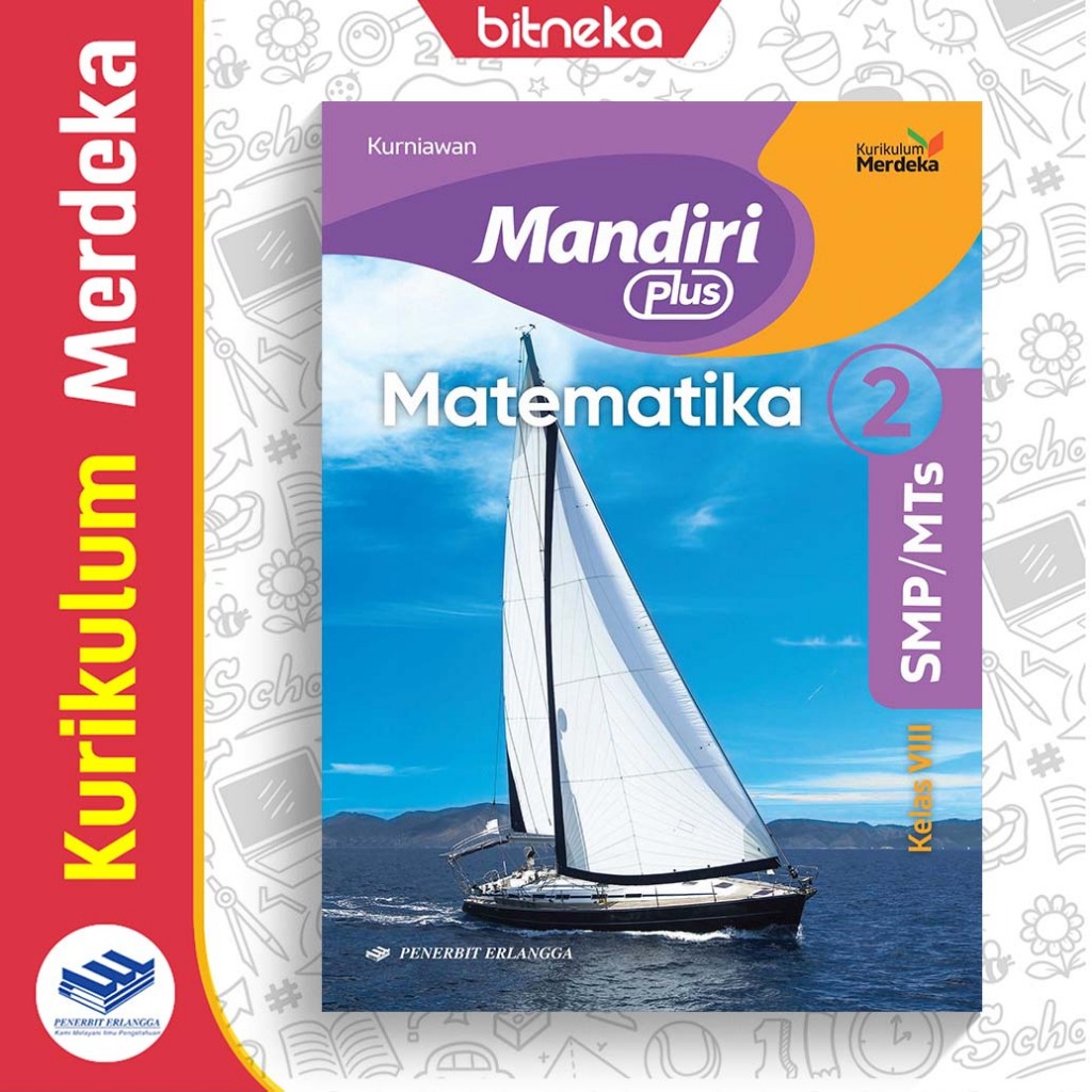 Jual Buku Mandiri Plus Matematika Jilid 2 SMP/MTs Kelas 8 - Kurniawan K-Merdeka Erlangga ...