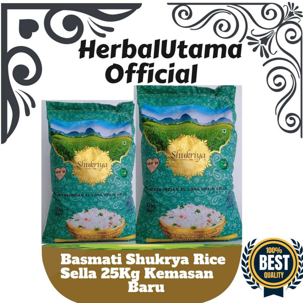 Jual Basmati Rice Shukriya India 25Kg Beras Basmaati XL Sella Long ...