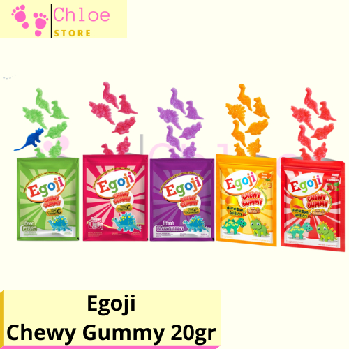 Jual Egoji Chewy Gummy Plus Vitamin C 20 gr | Shopee Indonesia
