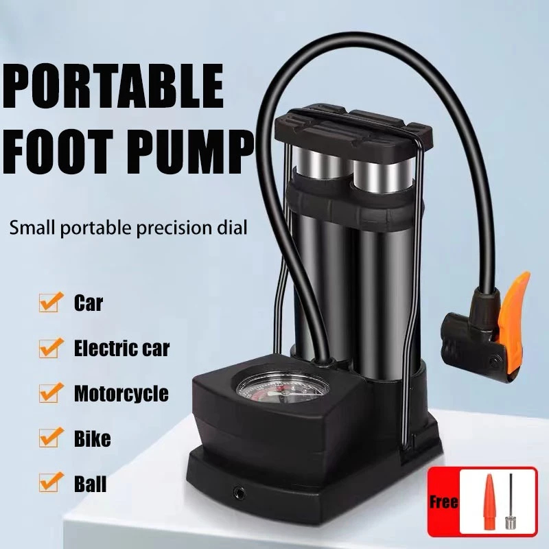 Jual Pompa Angin Kaki/Pompa Kaki/Pompa Ban Mini Foot Pump Portable High Pressure Pompa Angin ...