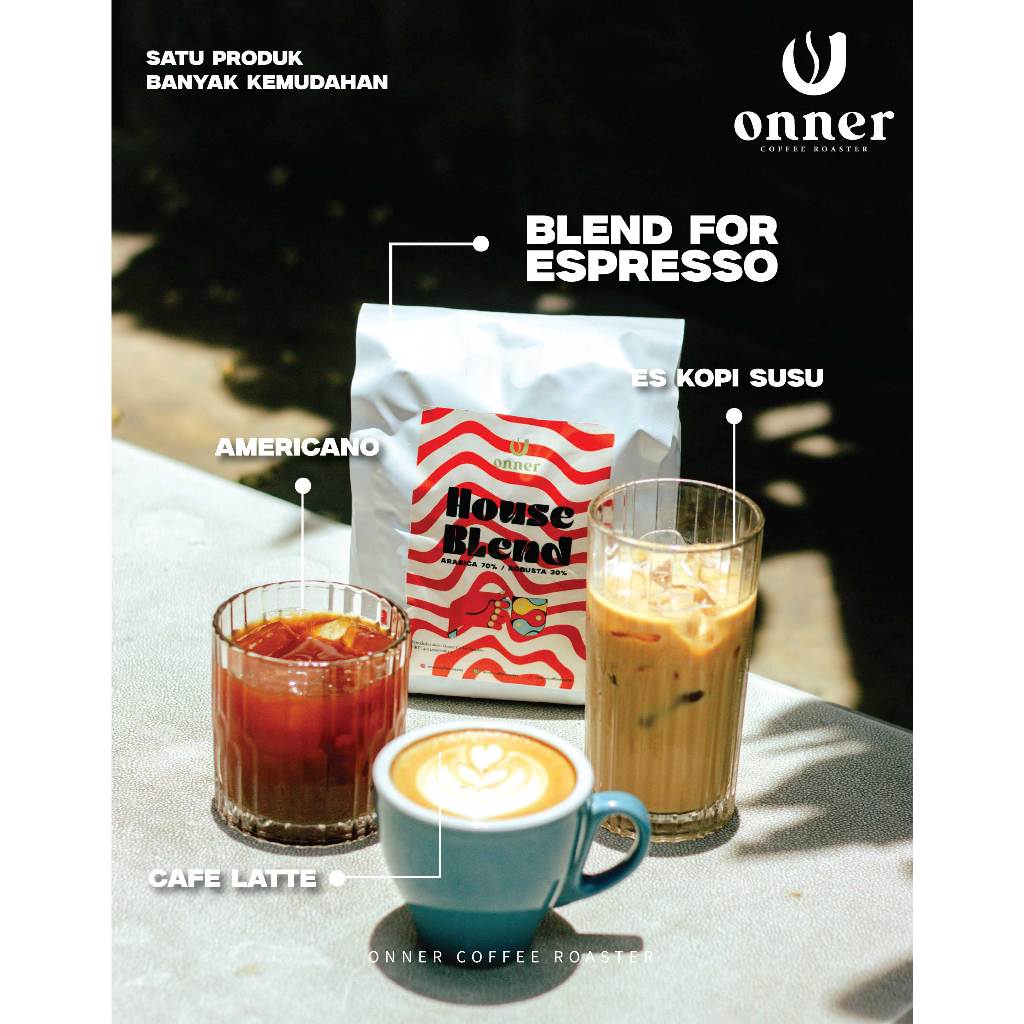 Jual House Blend Robusta 30:70 Arabika, Spesial Es Kopi Susu Espresso ...