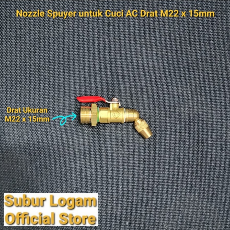 Jual Nozzle Spuyer Cuci AC untuk Jet Cleaner Ikame HPW 01 HPW01 Drat ...