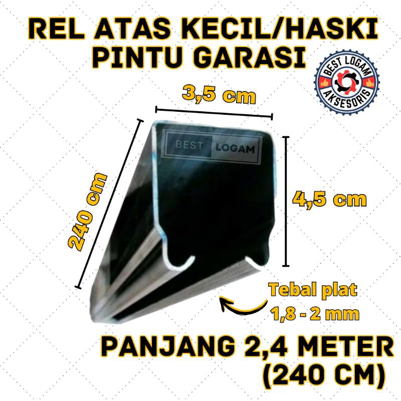 Jual Rel atas haski/kecil pintu besi rel henderson pintu lipat sliding ...